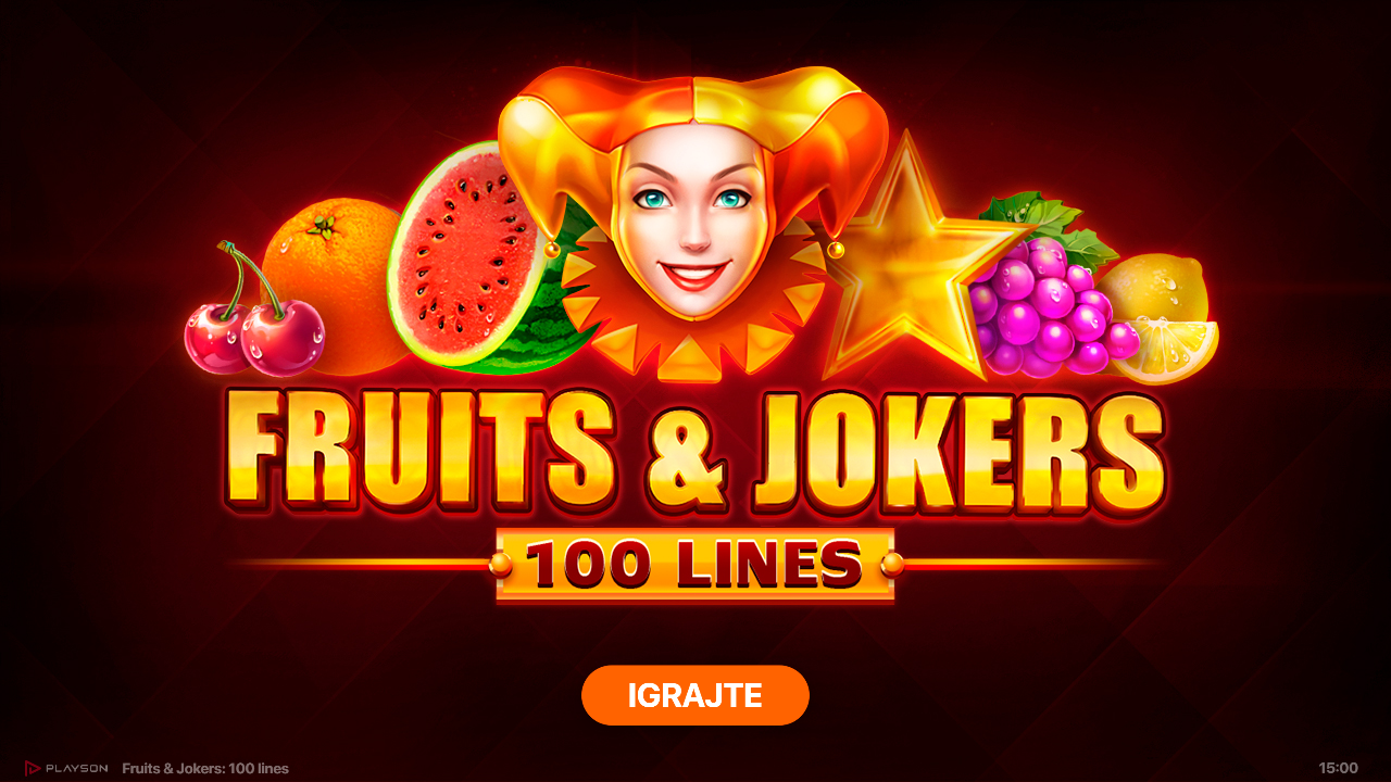 Fruits & Jokers 100 Lines - Slot Igre