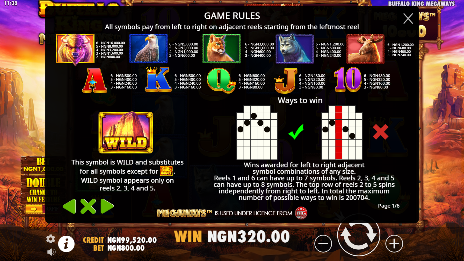 Buffalo King Megaways - Slot Igre